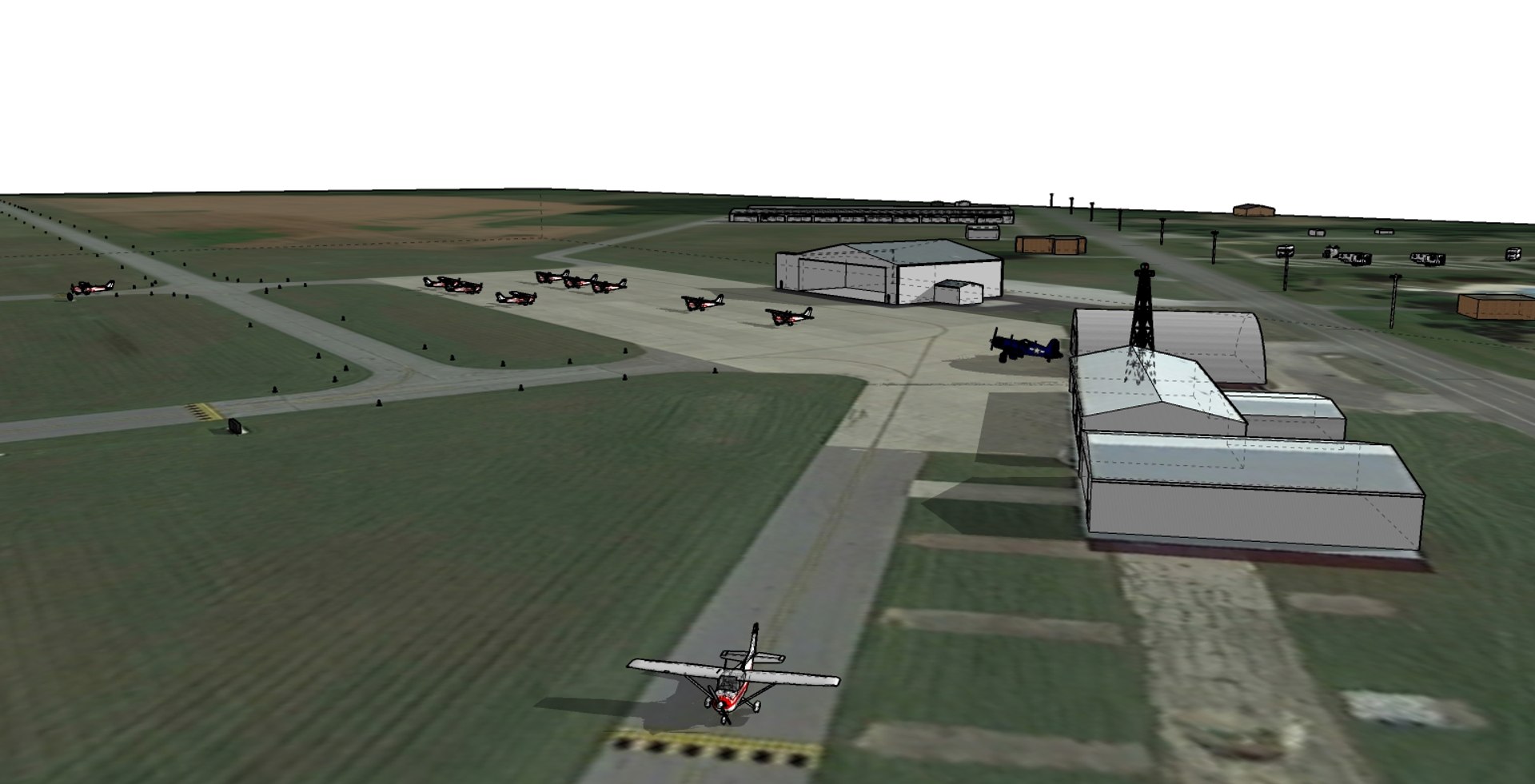 3D Tri-State Steuben County Airport Indiana - TurboSquid 2027058
