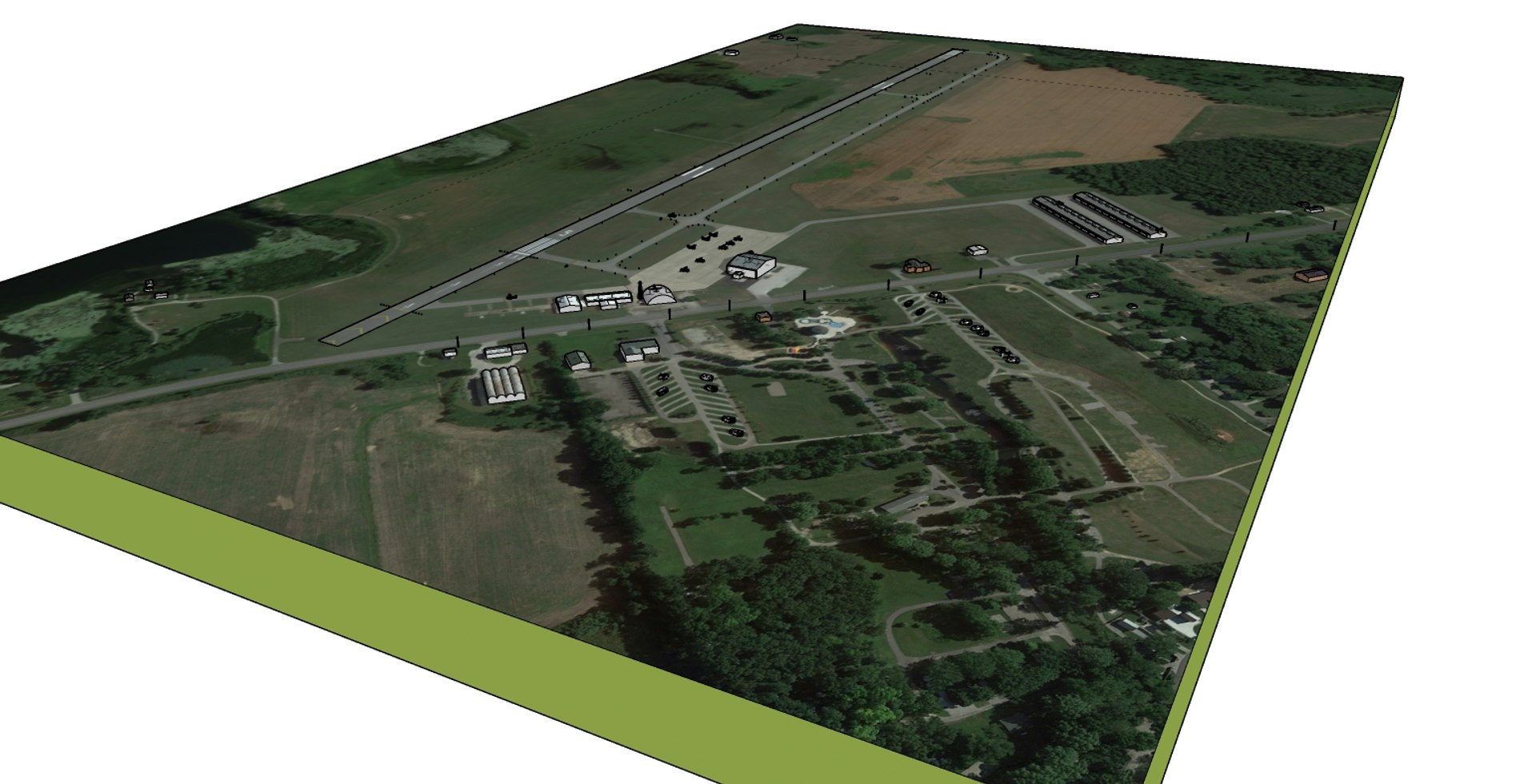 3D Tri-State Steuben County Airport Indiana - TurboSquid 2027058