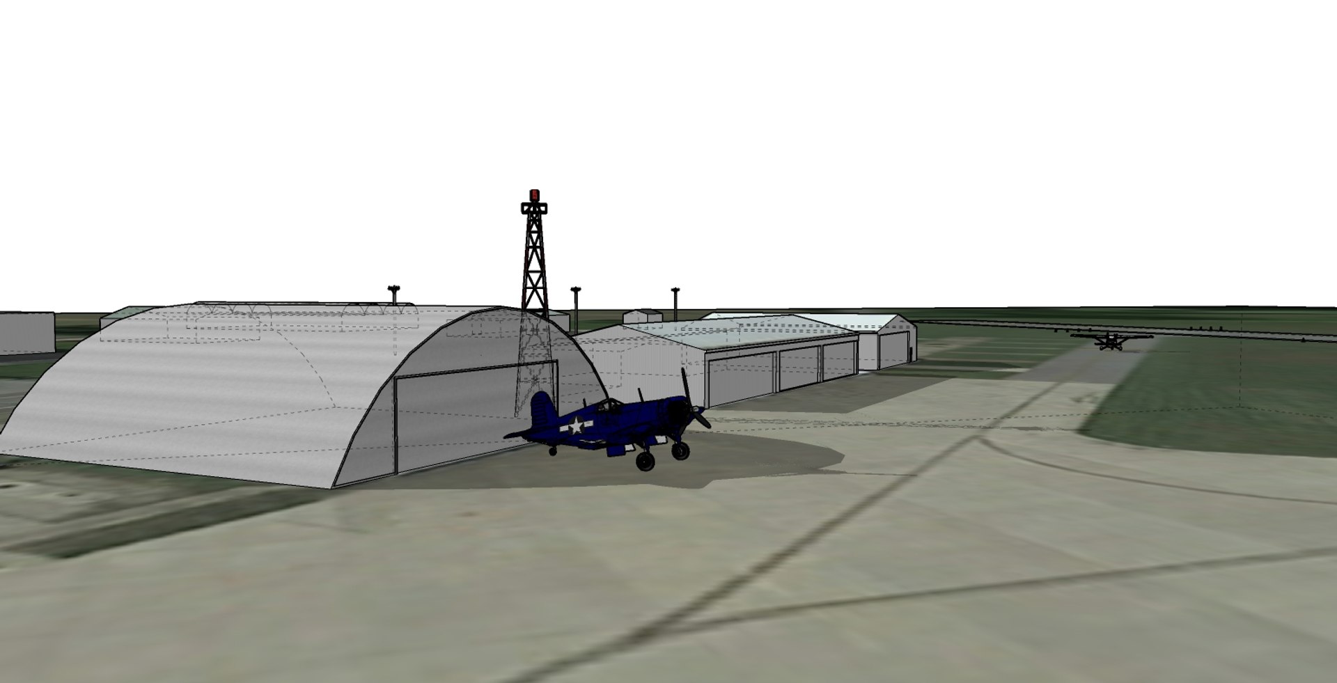 3D Tri-State Steuben County Airport Indiana - TurboSquid 2027058