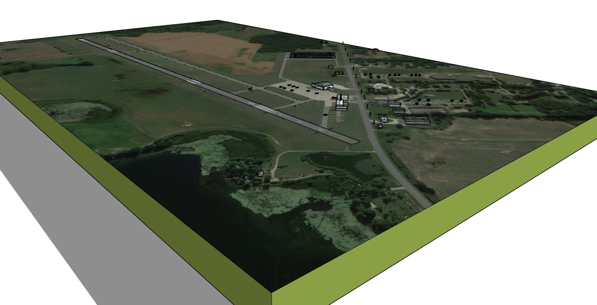 3D Tri-State Steuben County Airport Indiana - TurboSquid 2027058