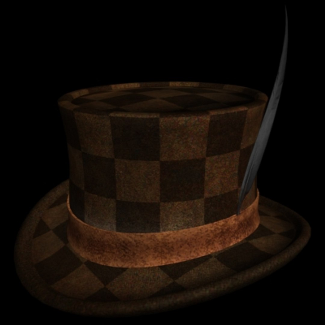 3d Model Shallow Hat