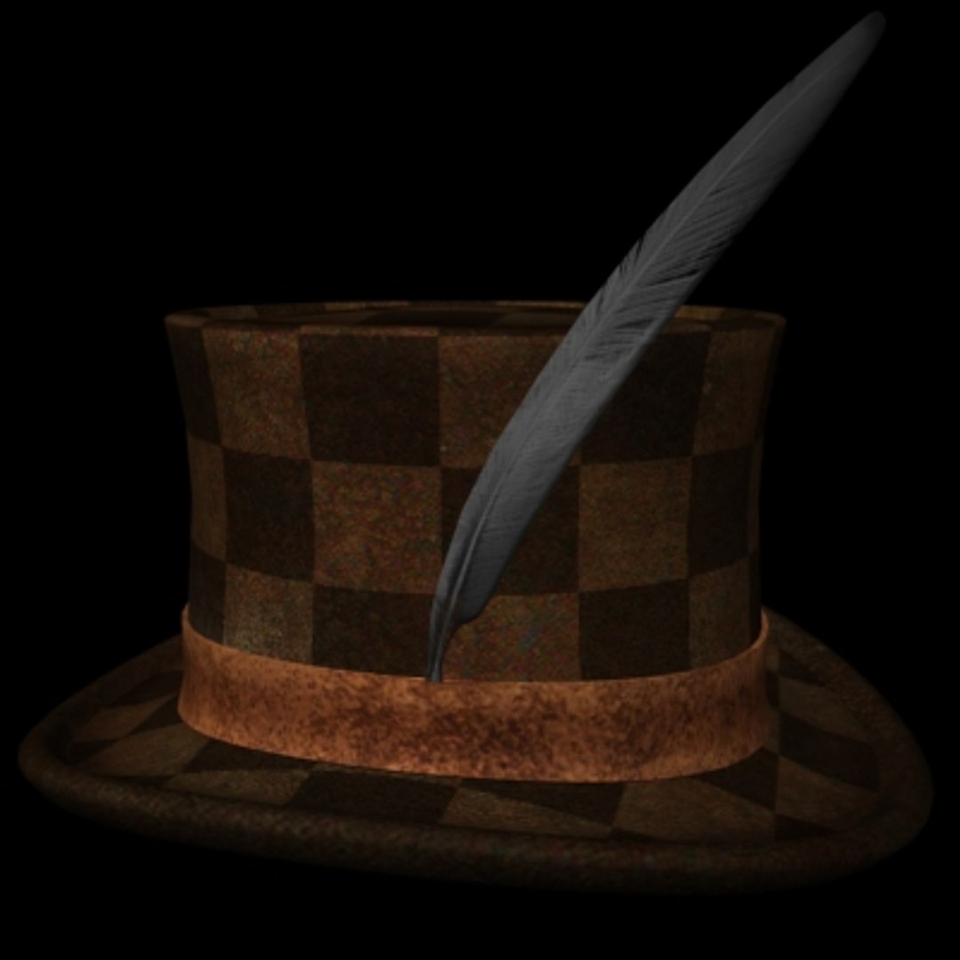 3d Model Shallow Hat