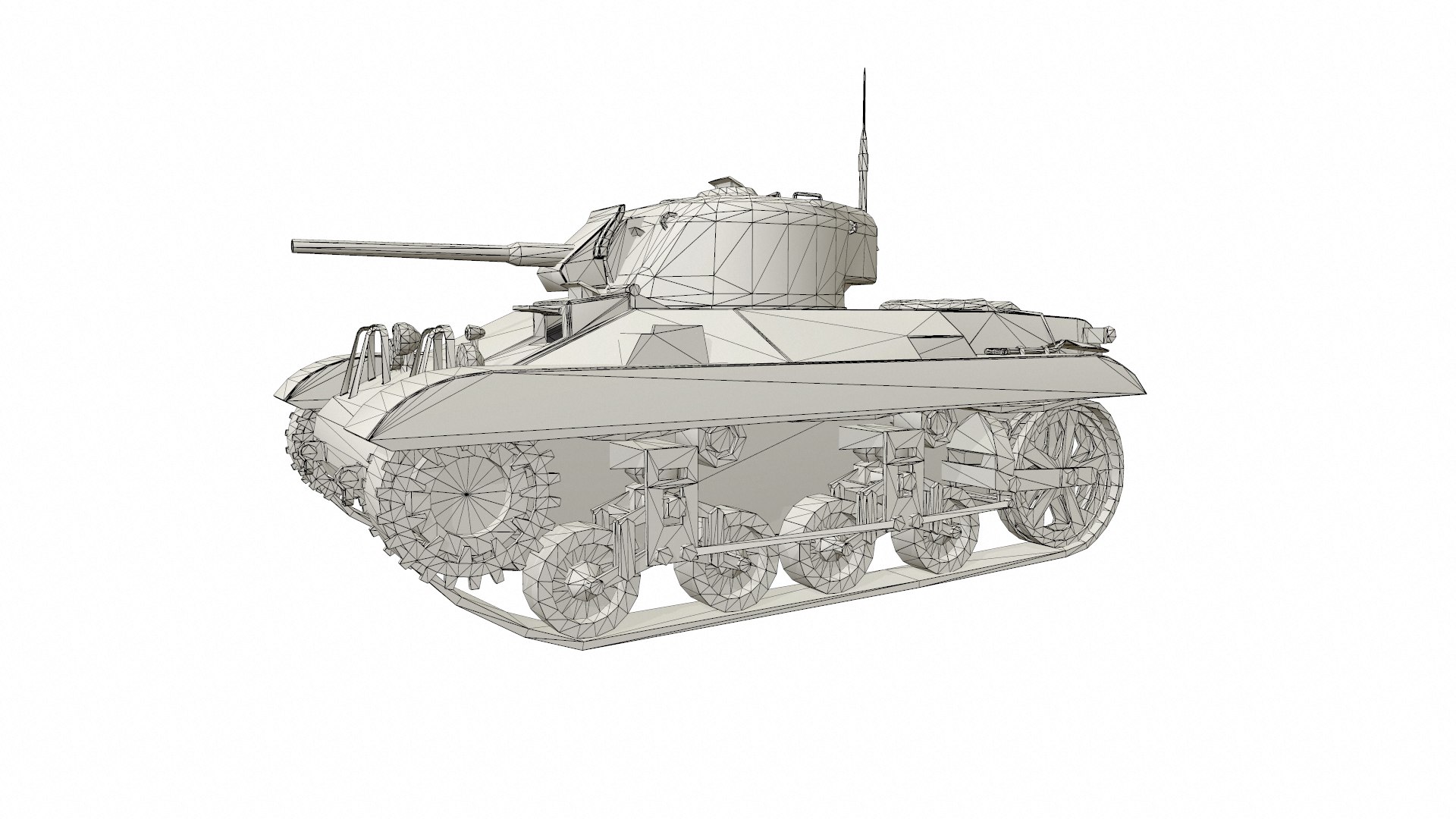 M22 Locust Light Tank 3D Model - TurboSquid 1566812