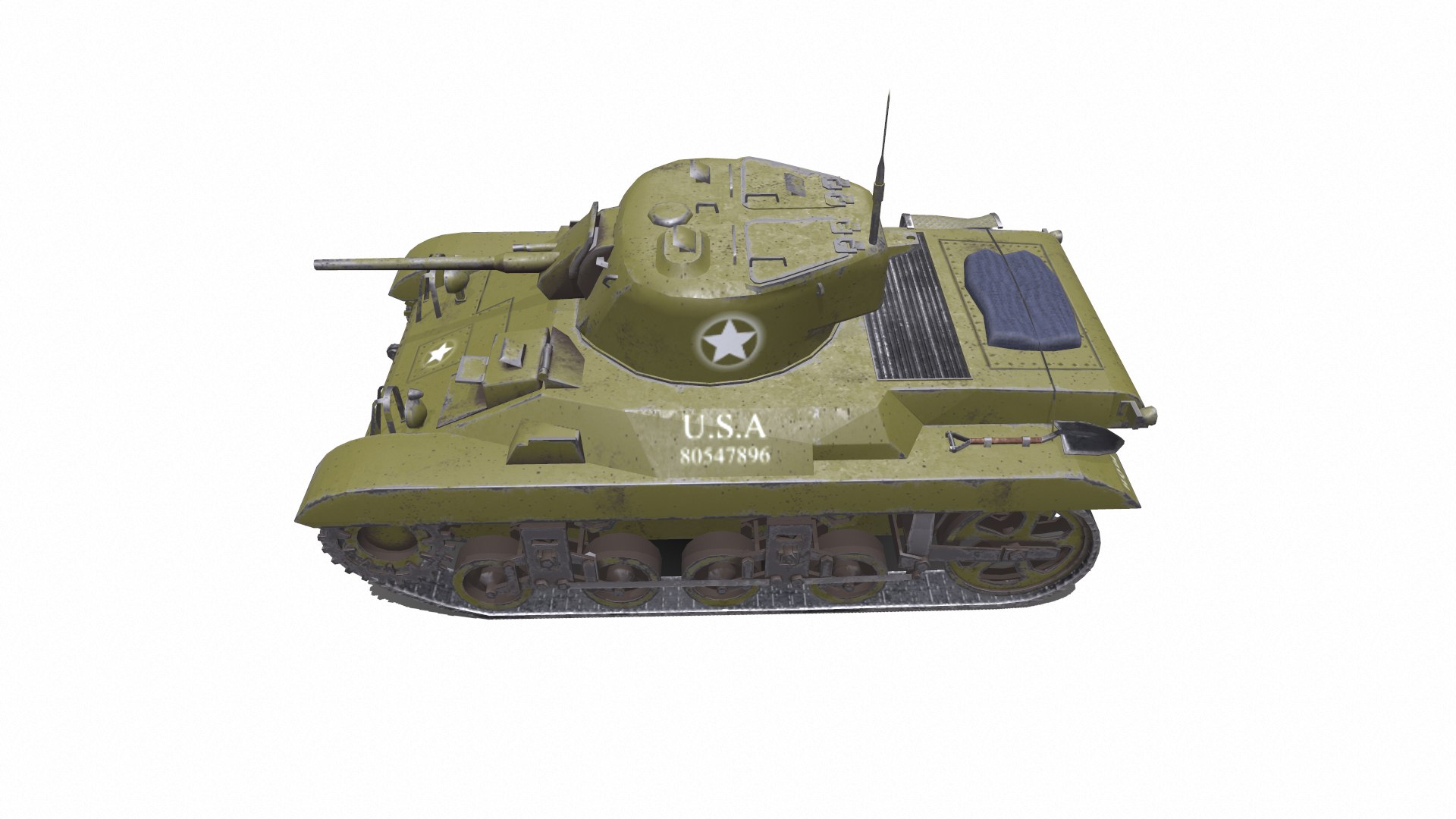 M22 Locust Light Tank 3D Model - TurboSquid 1566812
