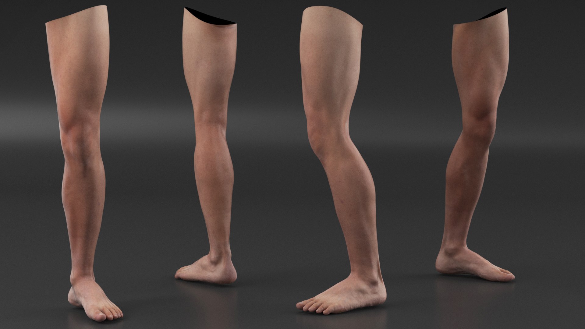 Male Athletic Leg 3D Model - TurboSquid 2277595