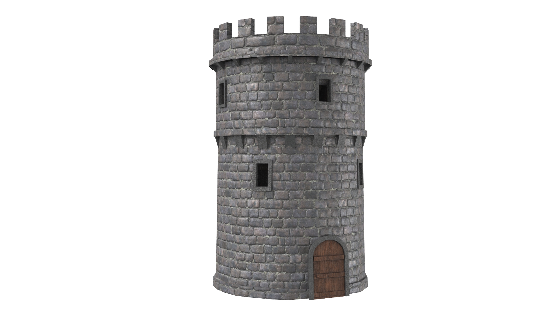 3D Model Real Castle Tower - TurboSquid 1438255