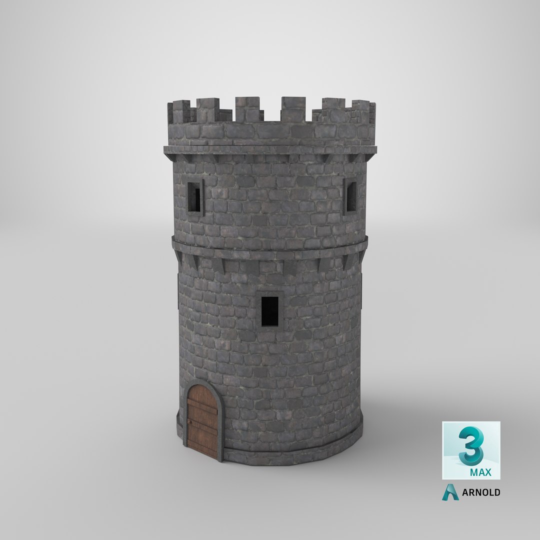 3D Model Real Castle Tower - TurboSquid 1438255