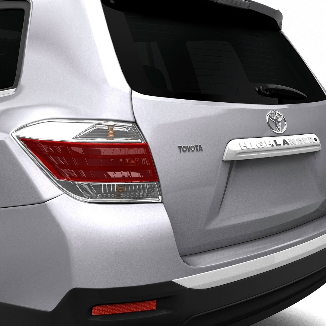 2011 toyota highlander interior 3ds