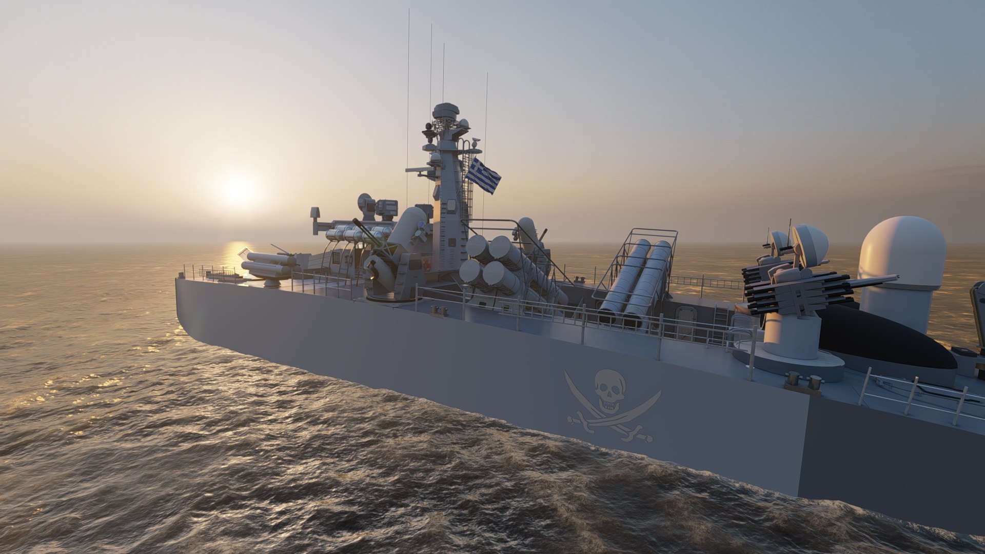 3D GREEK NAVY FAST ATTACK MISSILE PATROL BOAT Model - TurboSquid 2320725