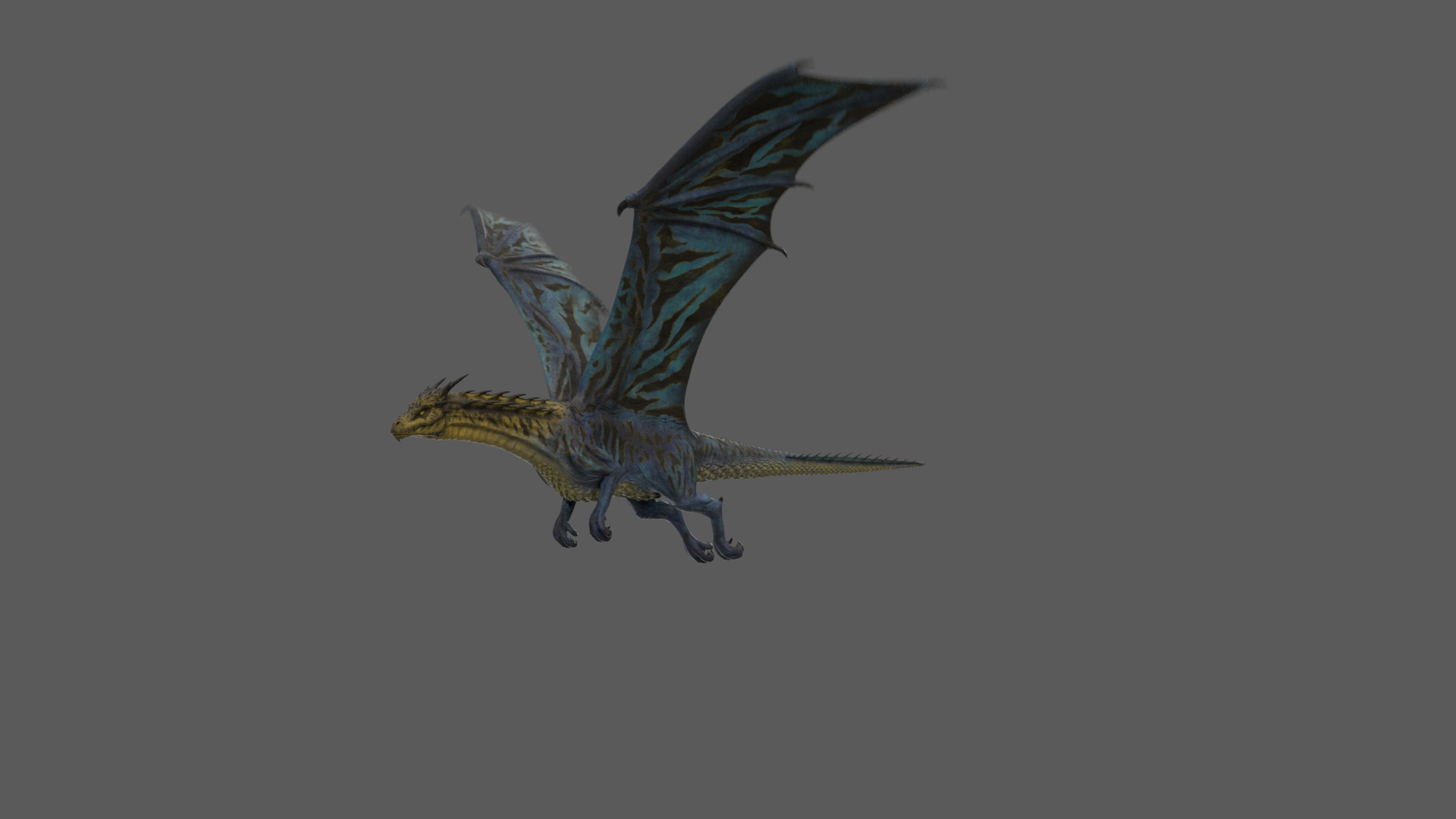 Blue Dragon Animation 3D - TurboSquid 1597679