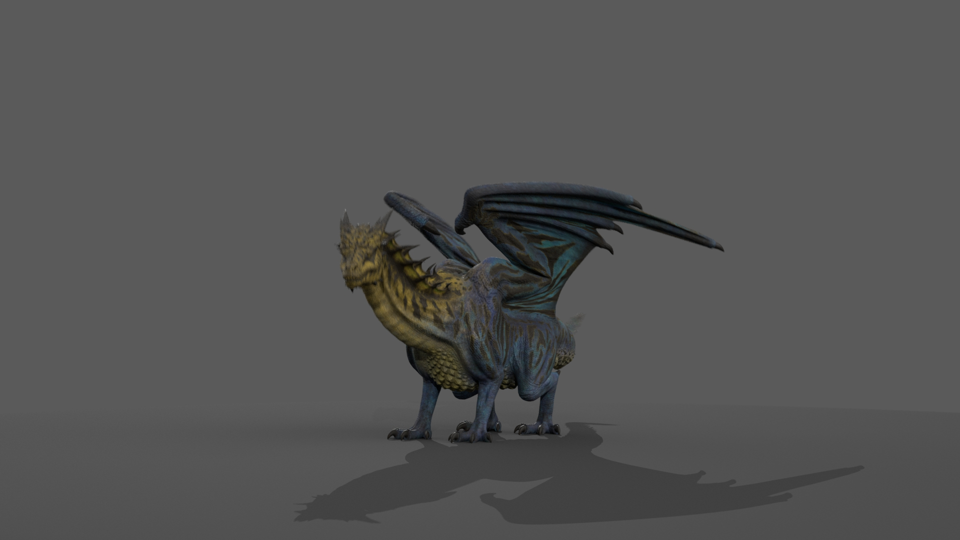 Blue Dragon Animation 3D - TurboSquid 1597679