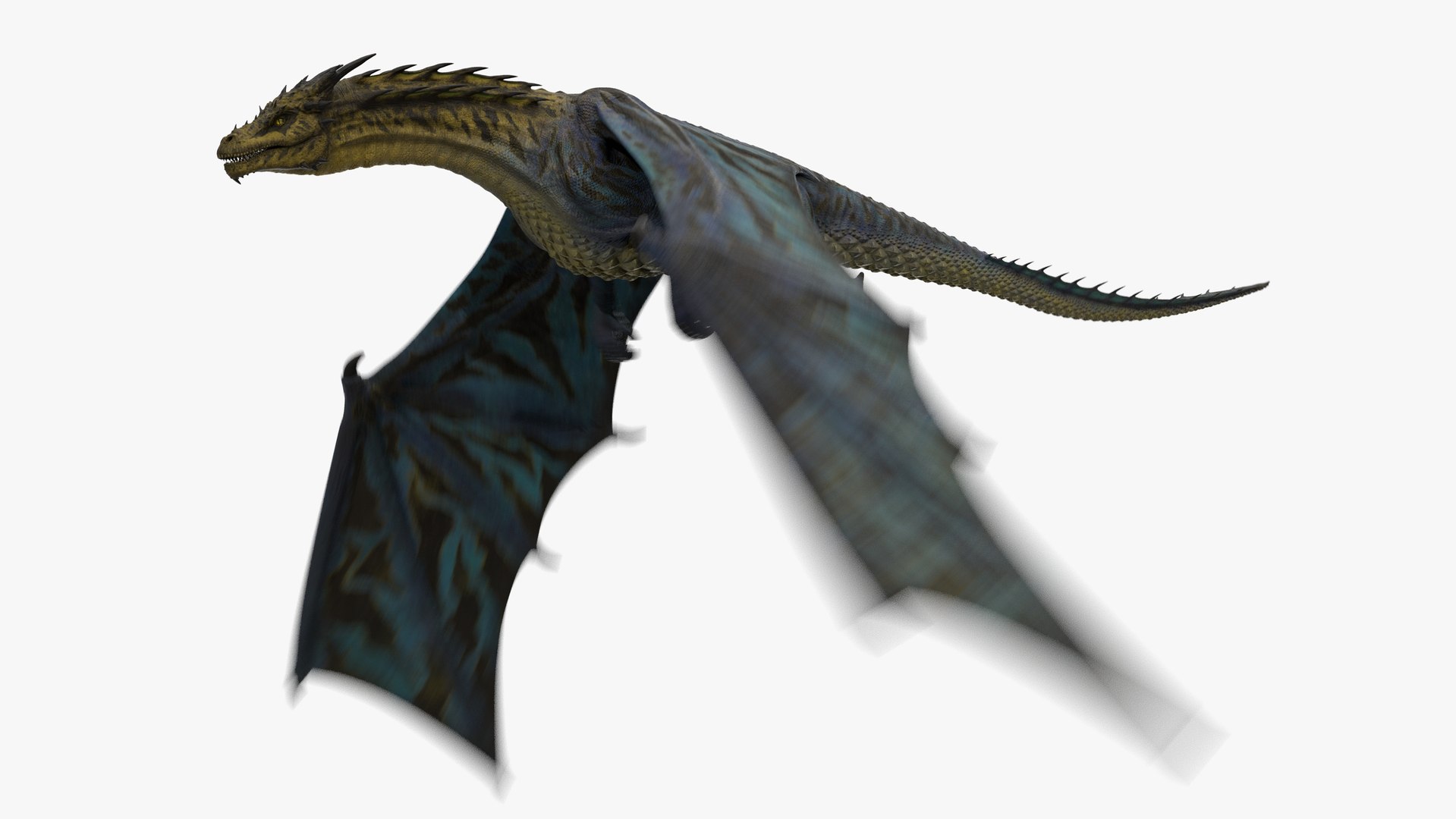 Blue dragon animation 3D - TurboSquid 1597679