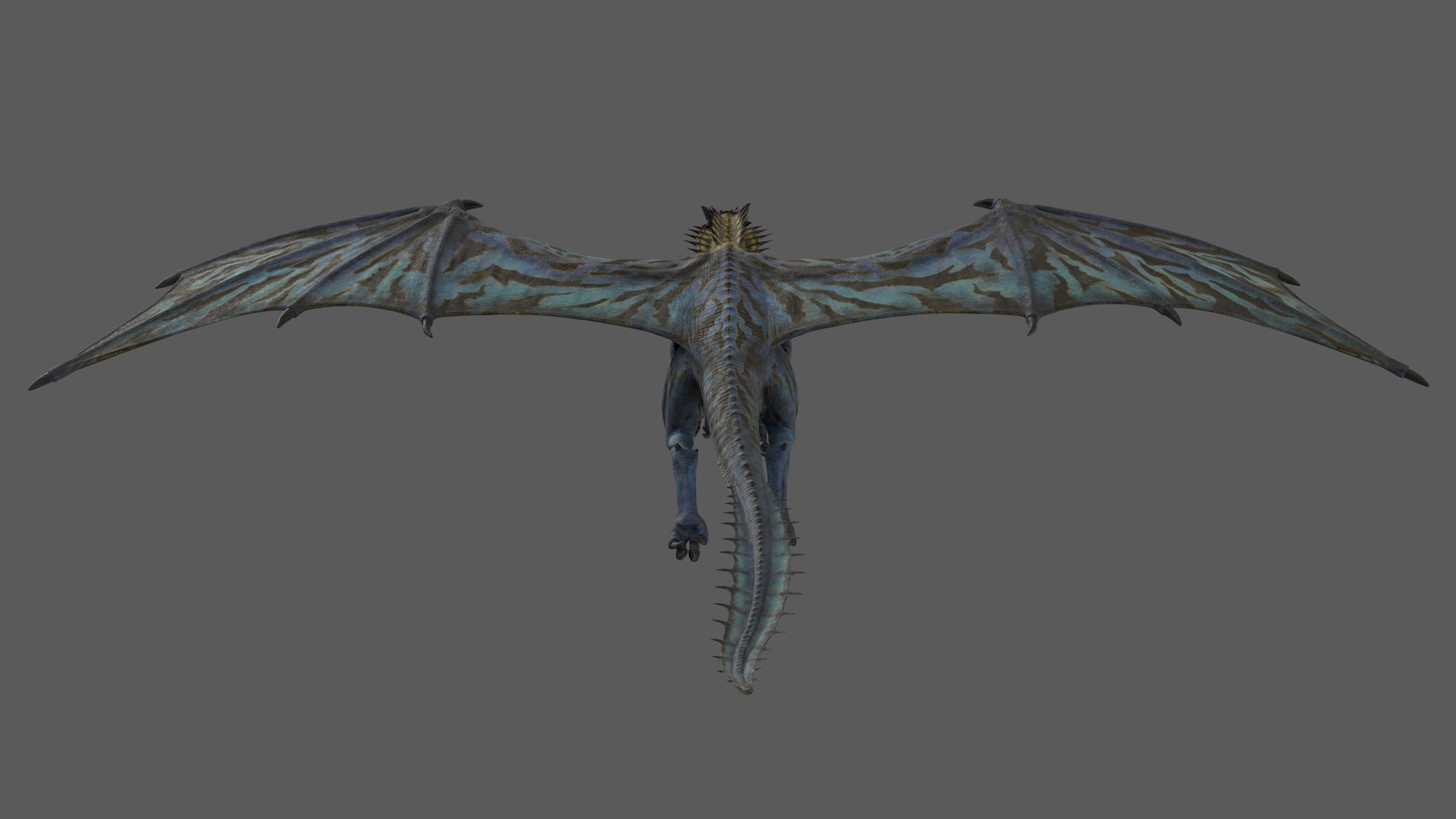 Blue dragon animation 3D - TurboSquid 1597679