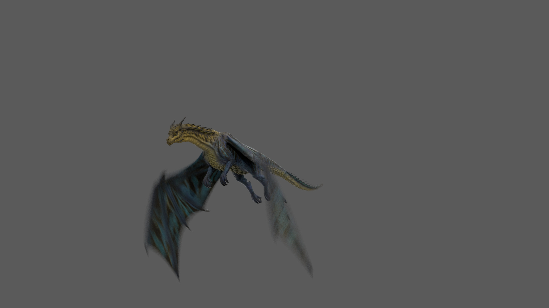 Blue Dragon Animation 3D - TurboSquid 1597679