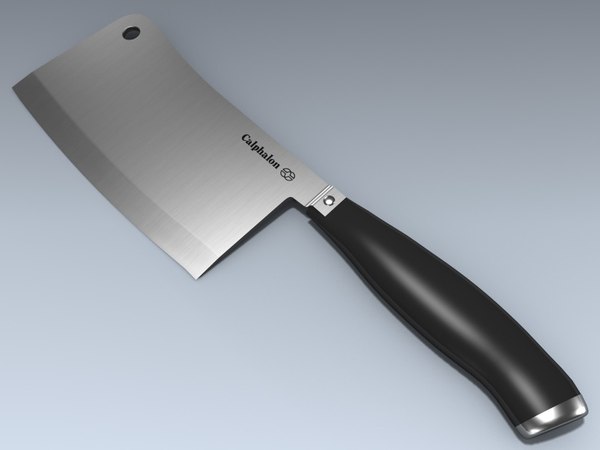 meat cleaver 3d model