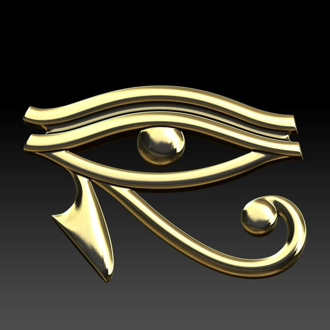 Eye Of Horus Amulet 3D Model - TurboSquid 2178570