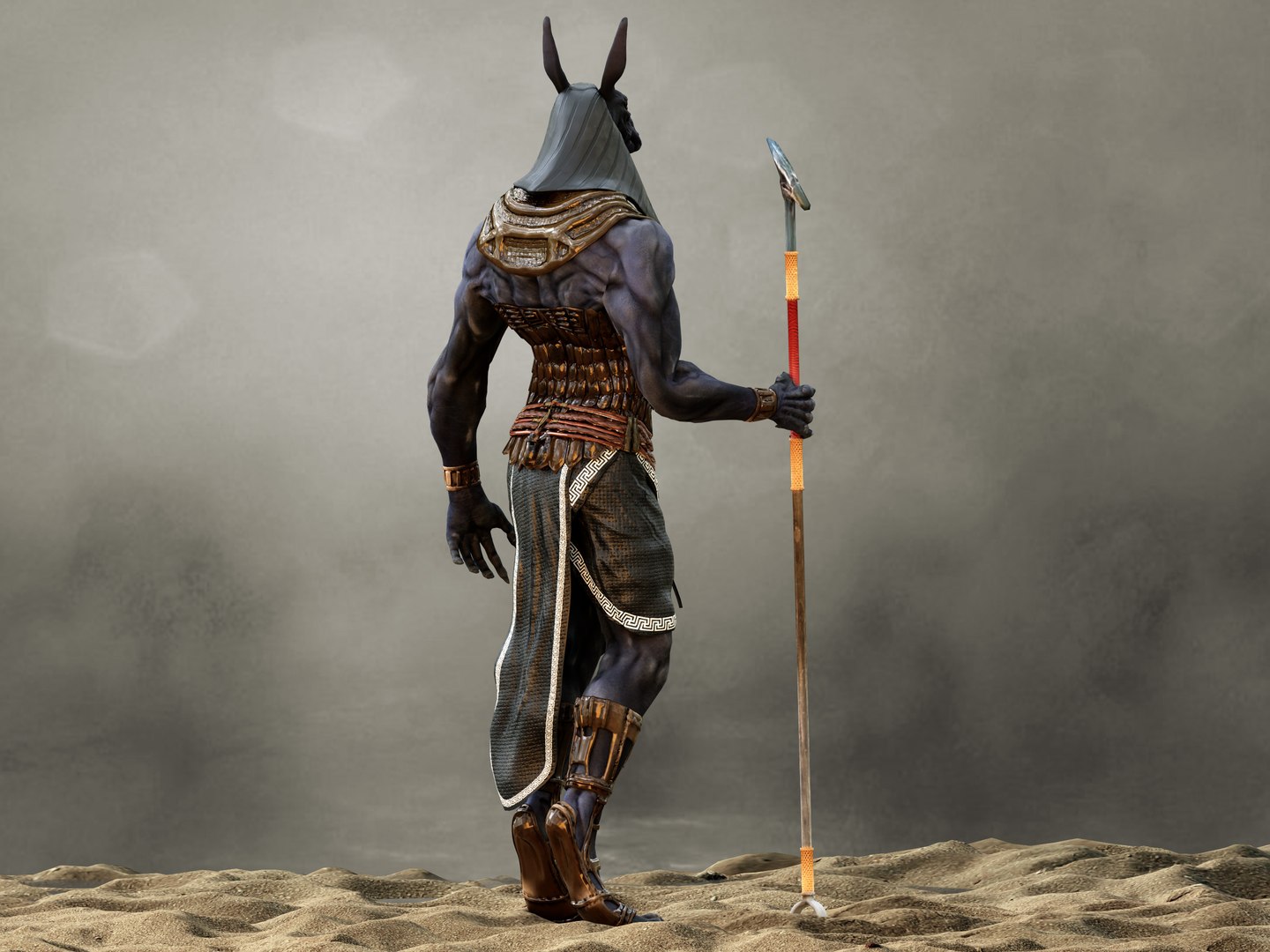Seth God 3D Model - TurboSquid 2401074