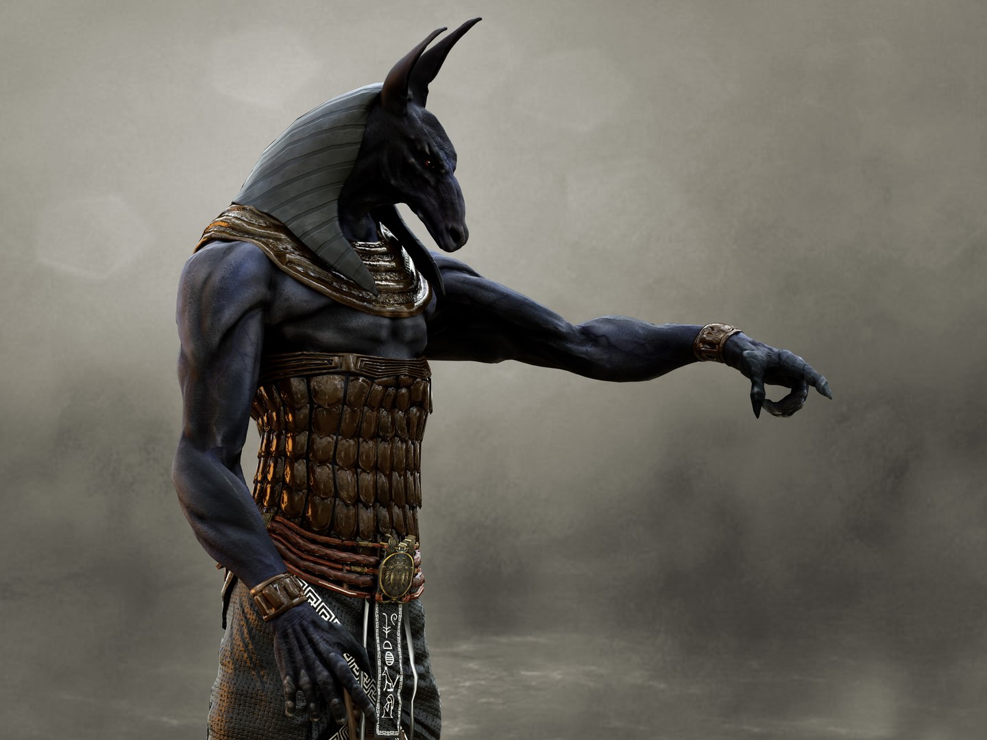 Seth God 3D Model - TurboSquid 2401074