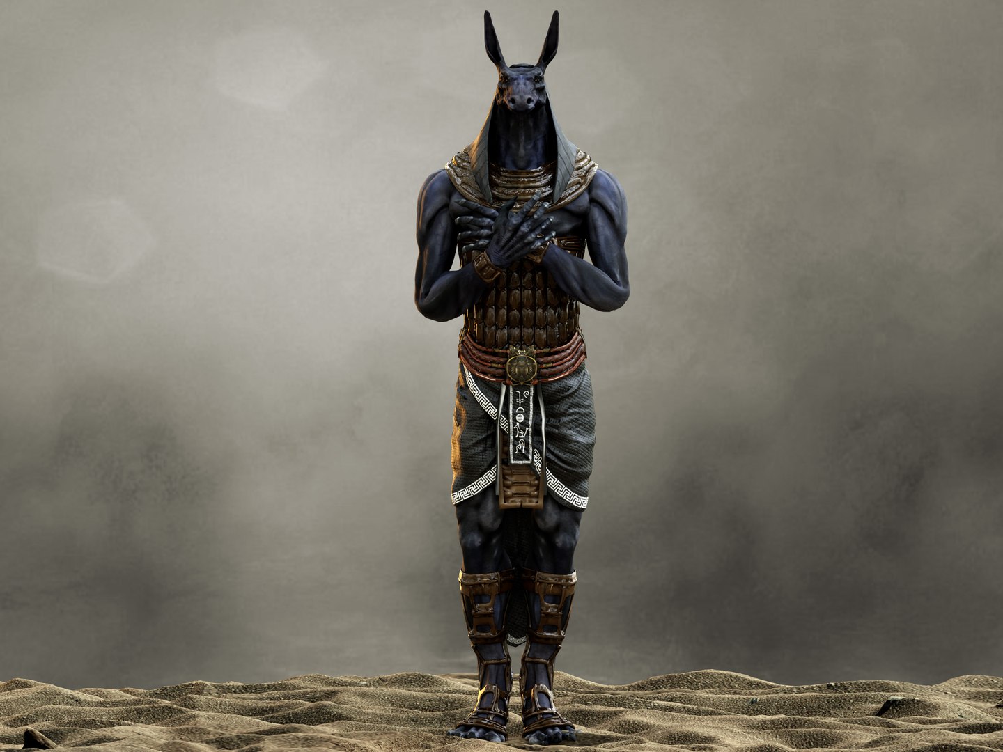 Seth God 3D Model - TurboSquid 2401074