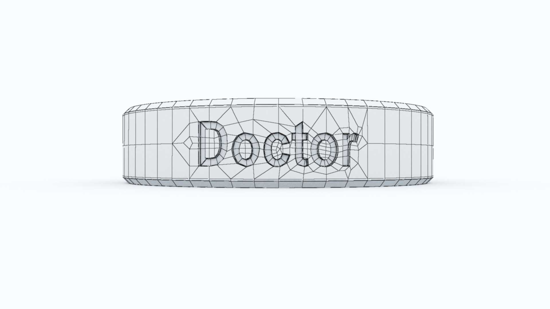 3D Doctor Ring Gold Model - TurboSquid 1858316