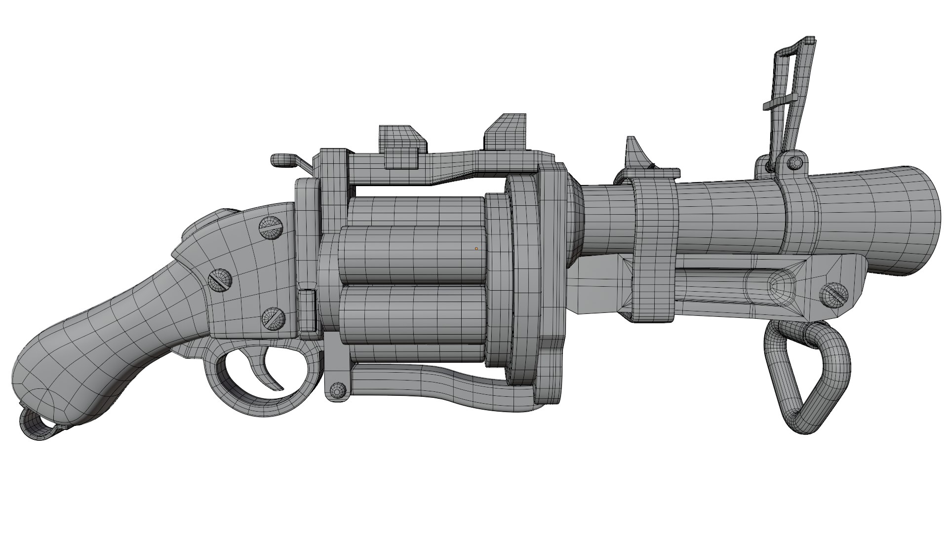 3D Grenade Launcher Model - TurboSquid 2383291
