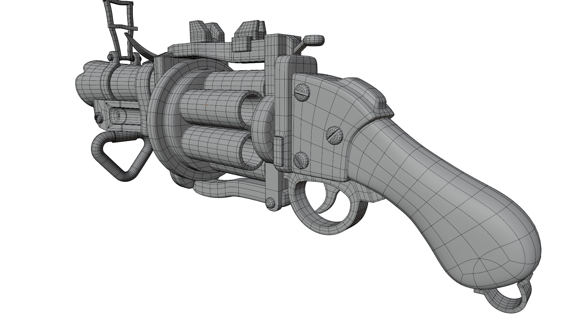 3D Grenade Launcher Model - TurboSquid 2383291