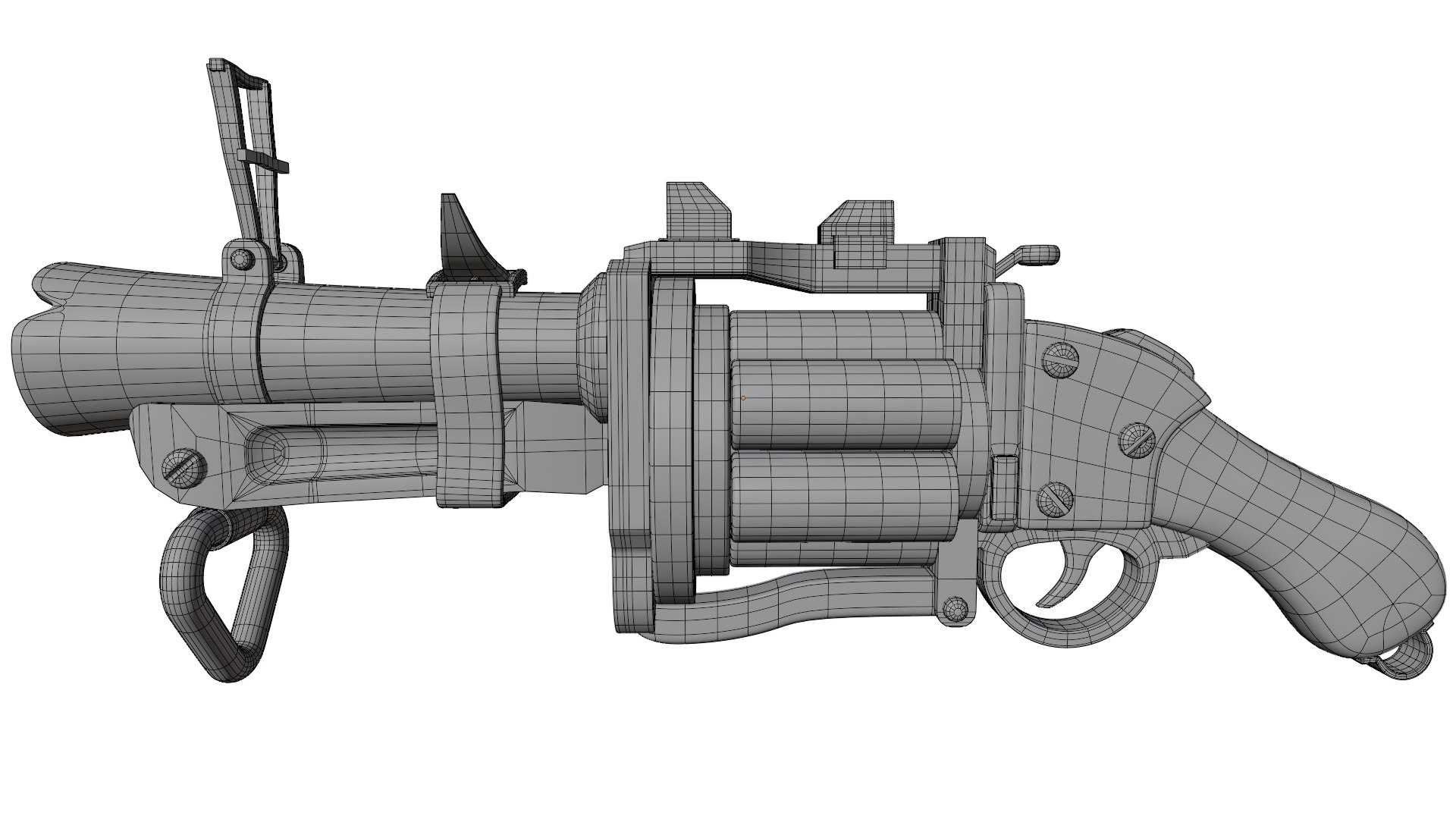 3D Grenade Launcher Model - TurboSquid 2383291