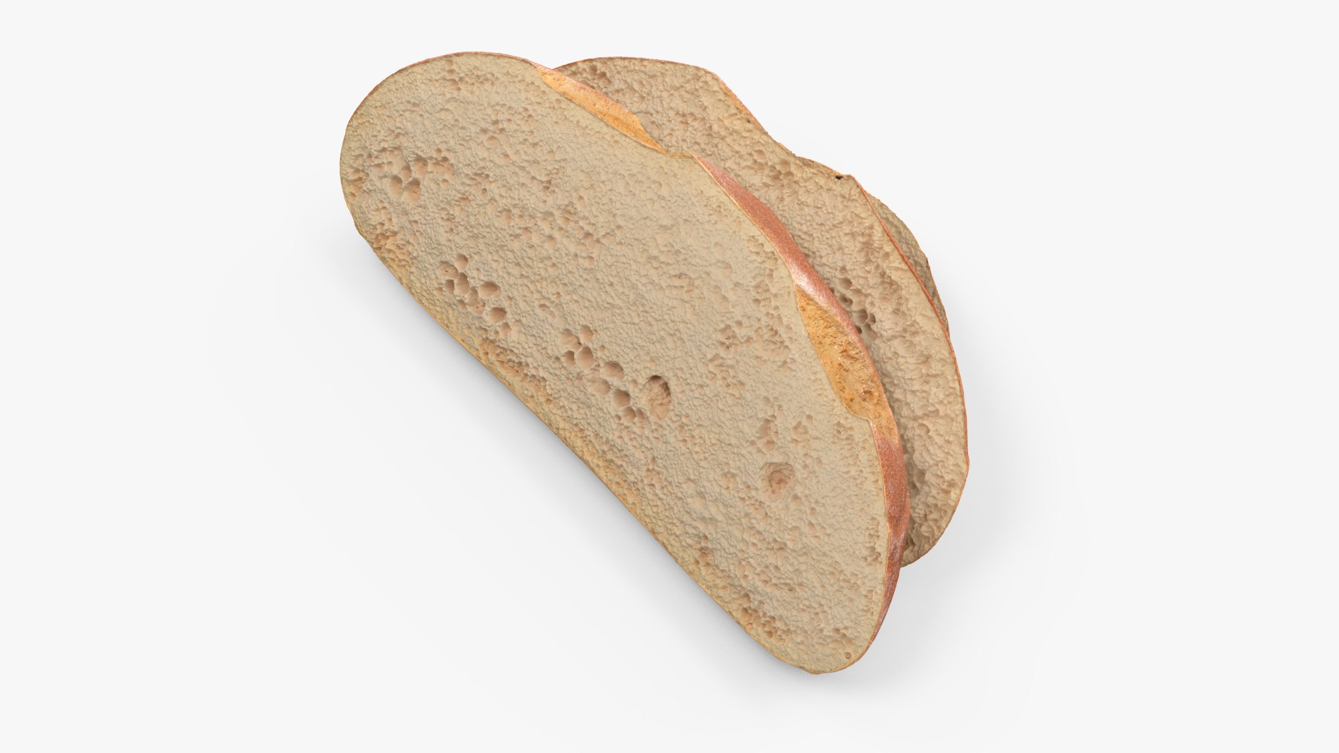 Sliced Round Bread 3D Model - TurboSquid 2240447