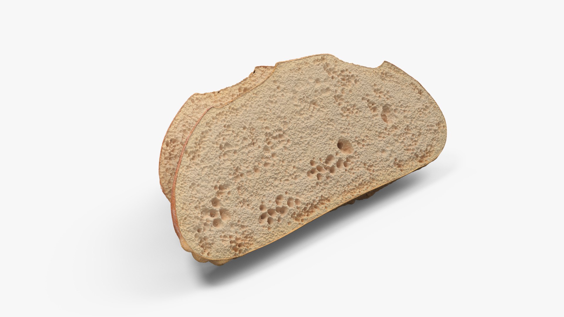 Sliced Round Bread 3D Model - TurboSquid 2240447