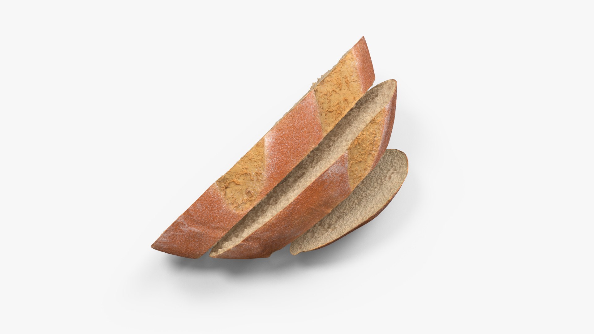 Sliced Round Bread 3D Model - TurboSquid 2240447