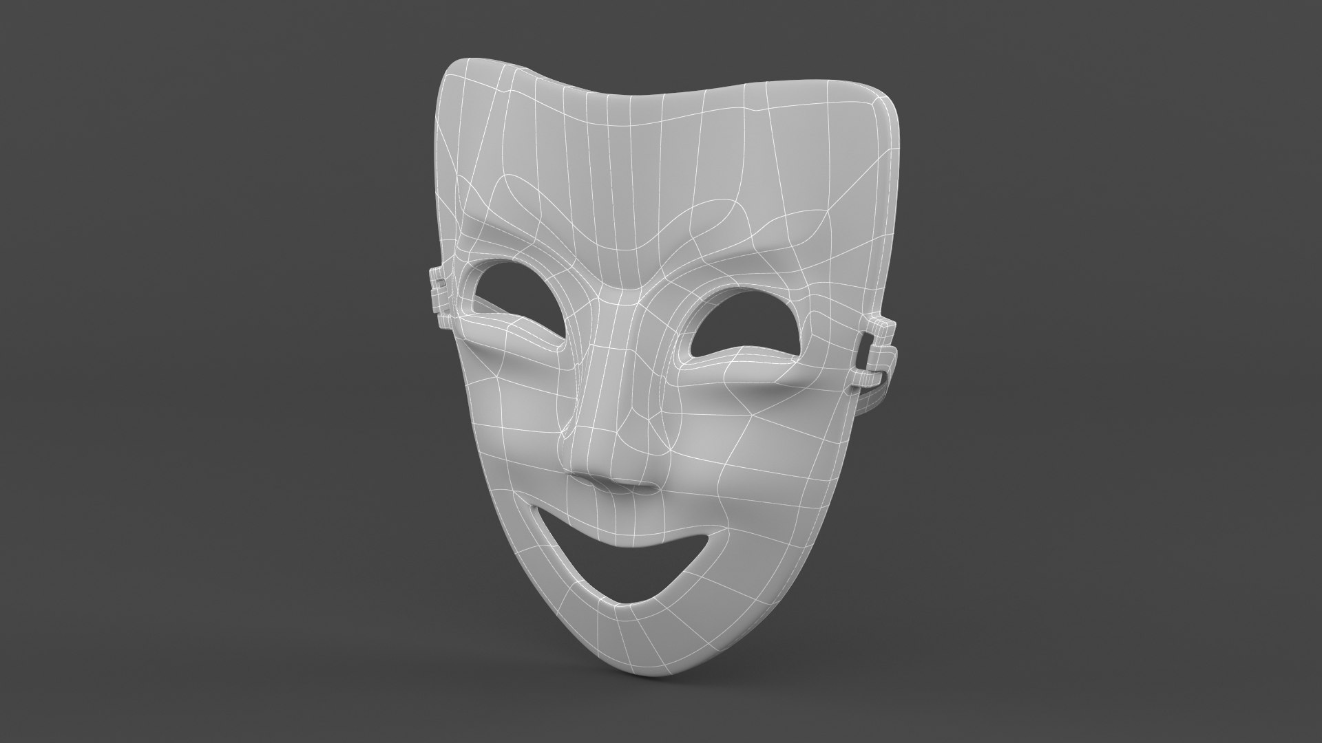 Theatre Masks 3D Model - TurboSquid 1963194