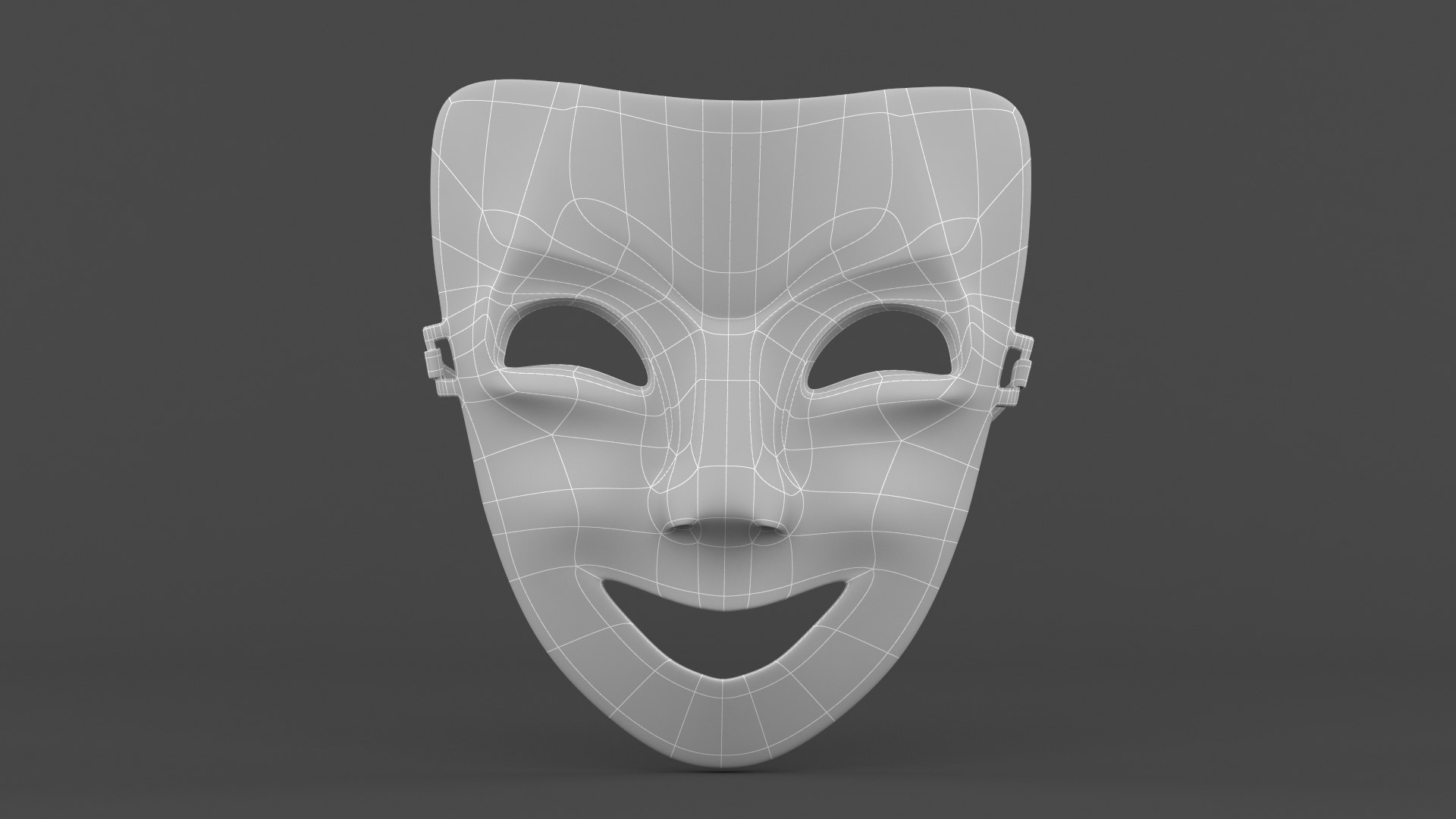 Theatre Masks 3D Model - TurboSquid 1963194