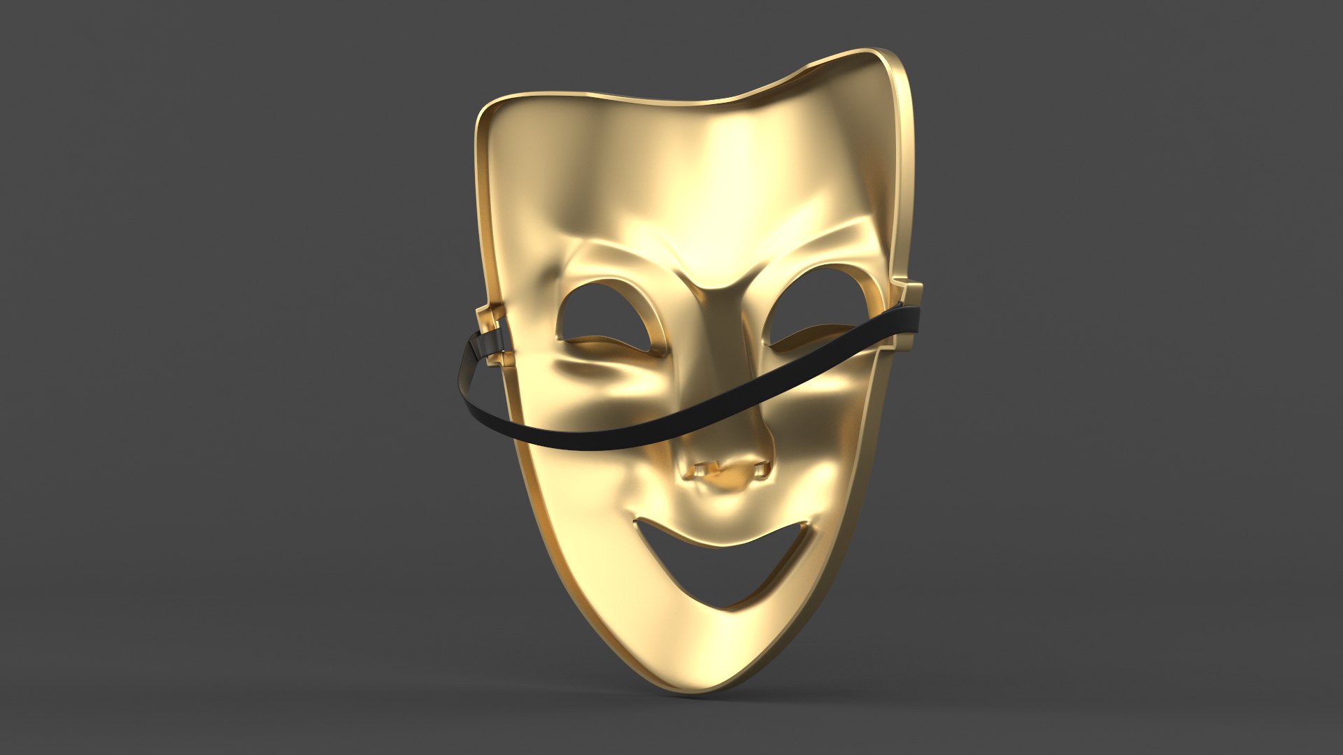 Theatre Masks 3D Model - TurboSquid 1963194