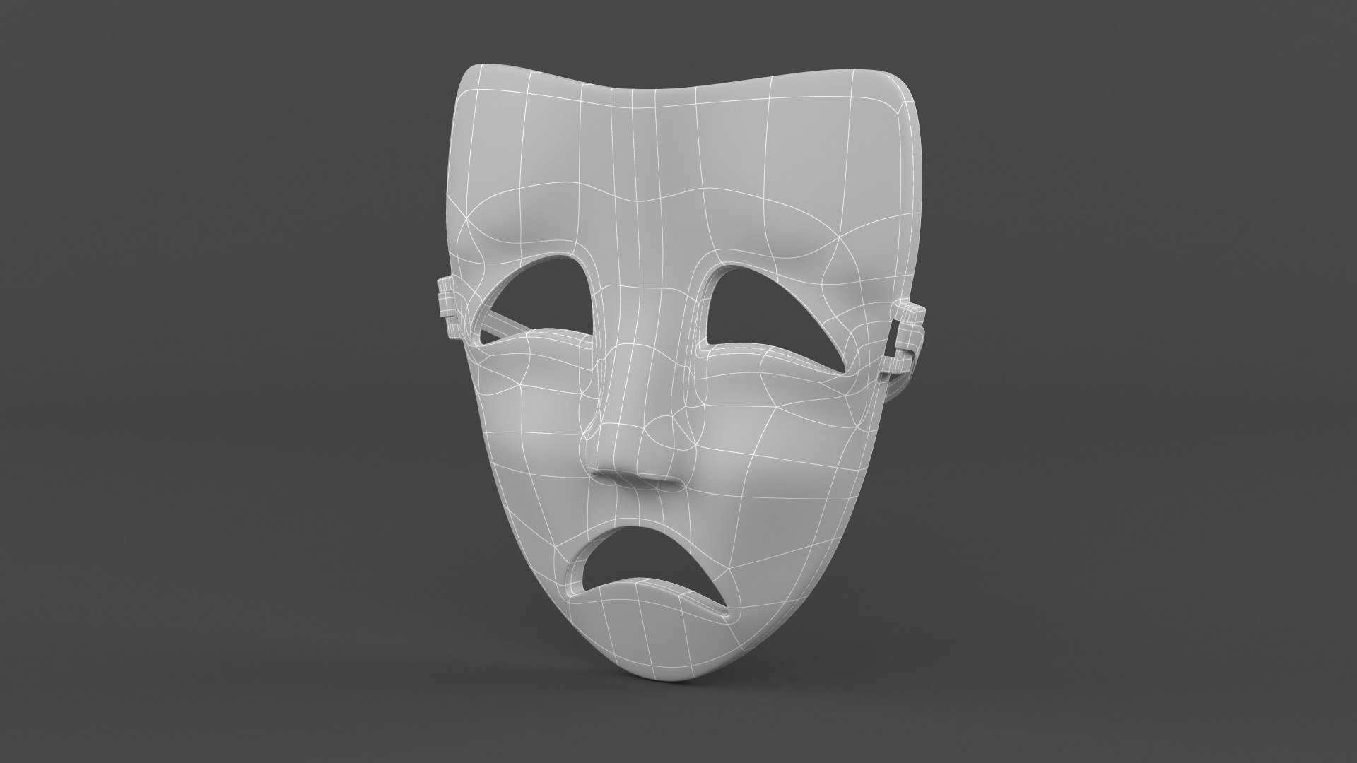 Theatre Masks 3D Model - TurboSquid 1963194