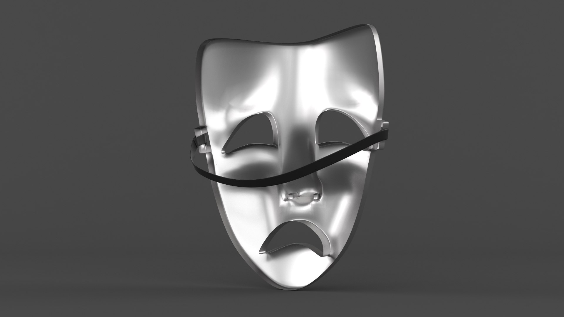 Theatre Masks 3D Model - TurboSquid 1963194