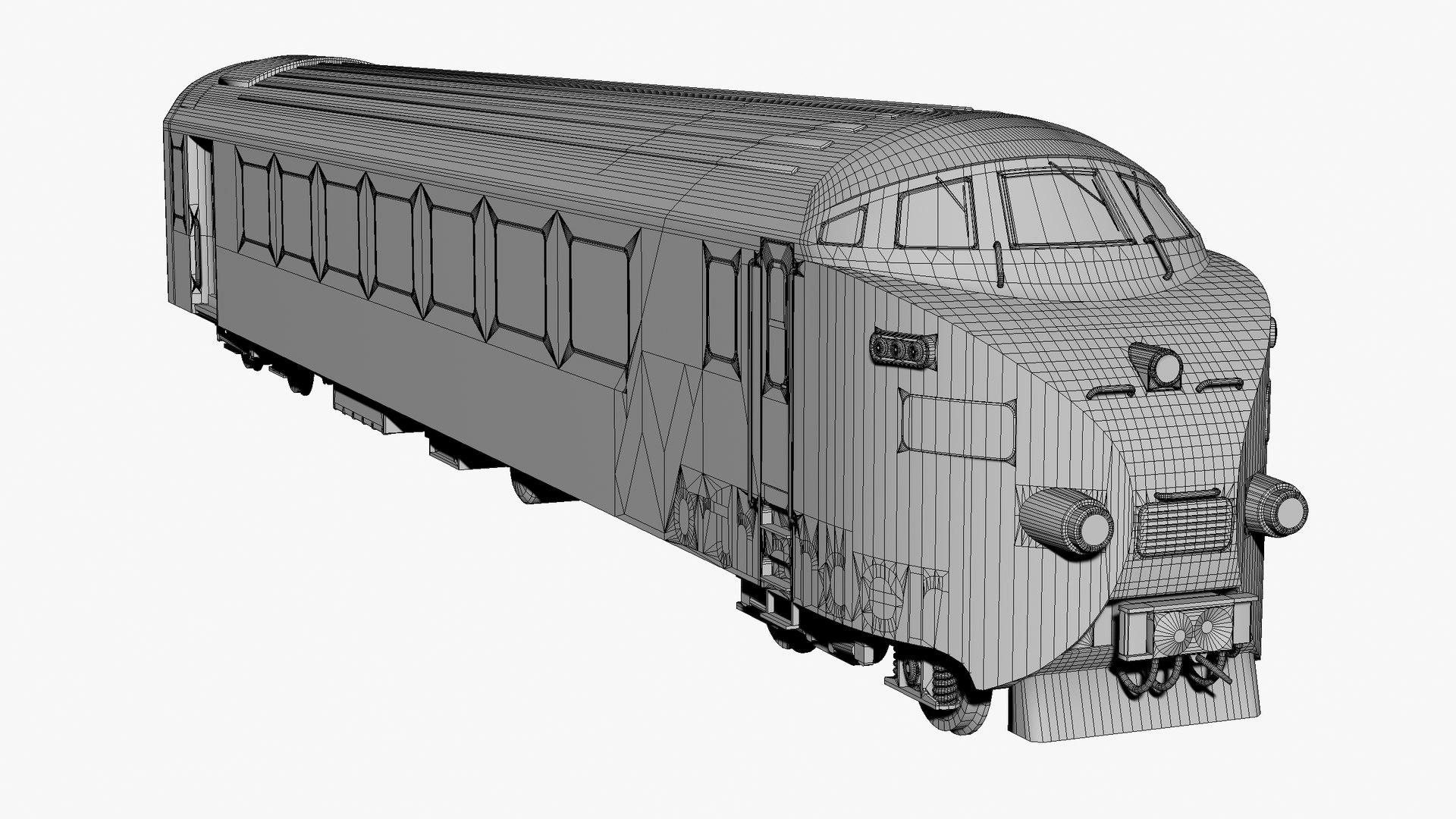 3D Model Northlander - Ontario Northland Railway - Diesel Passenger ...