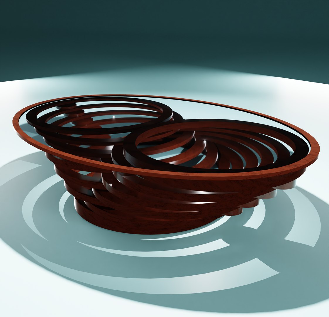 3D Model Wood Smart Table - TurboSquid 1909359