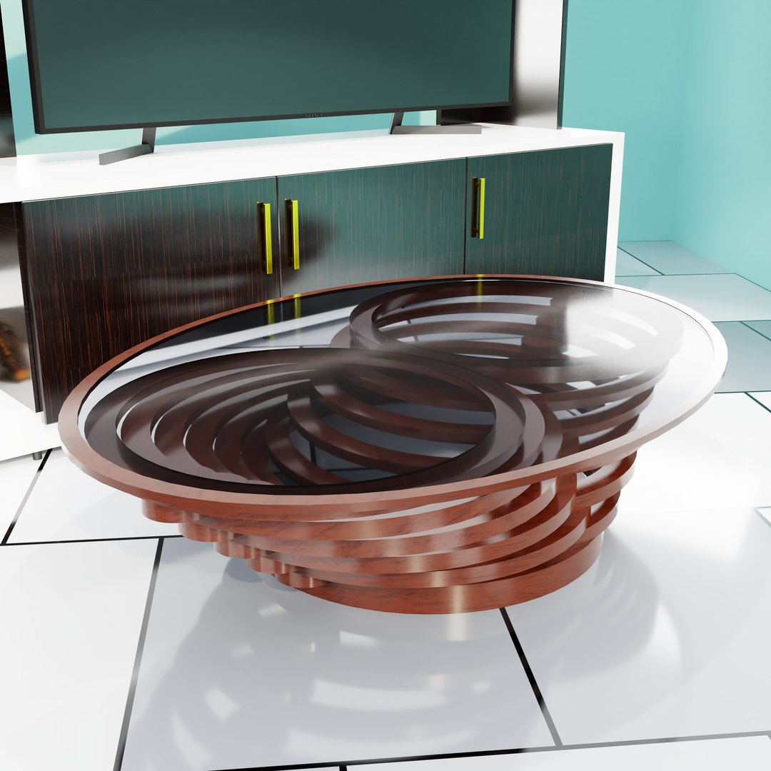 3D Model Wood Smart Table - TurboSquid 1909359