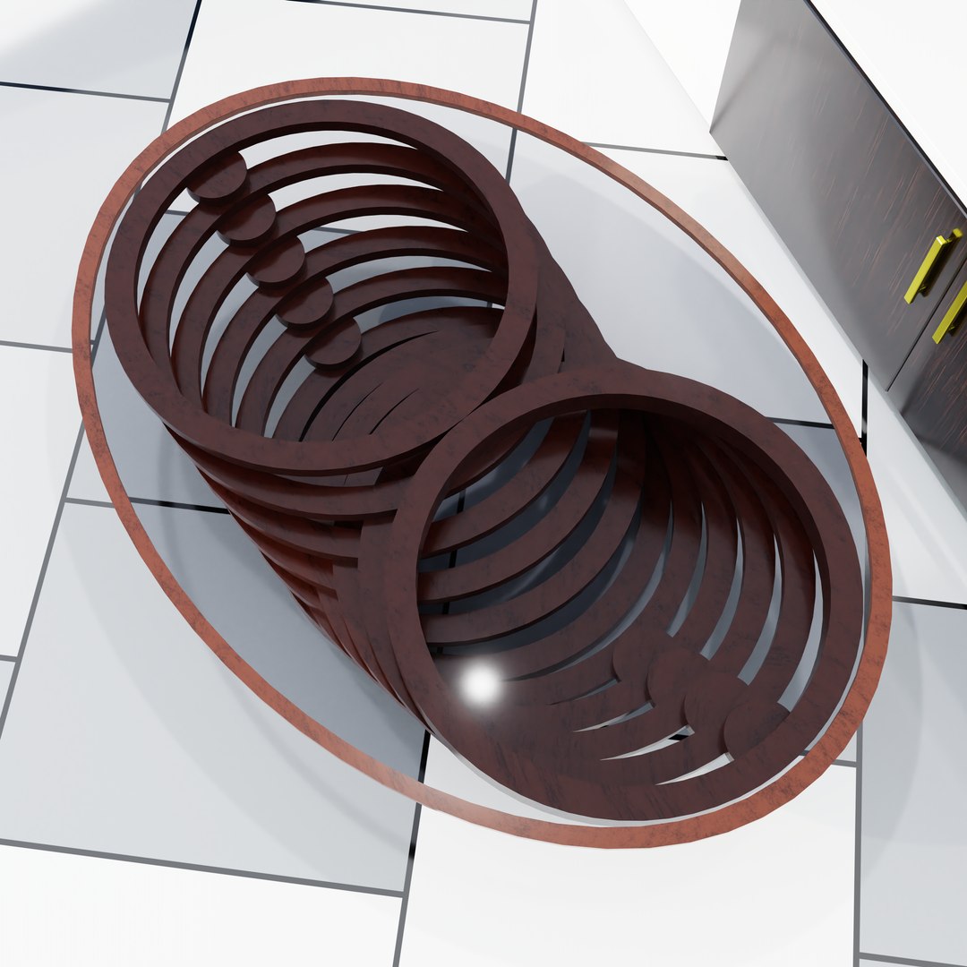 3D Model Wood Smart Table - TurboSquid 1909359