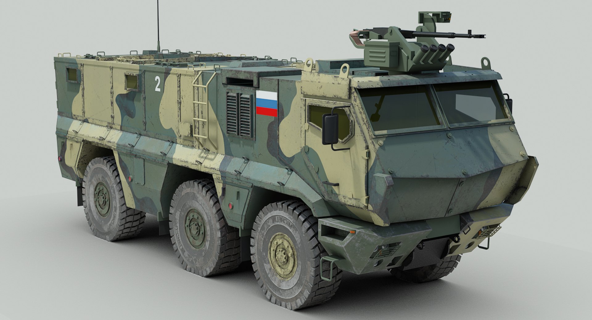 Russian Kamaz Typhoon Armored Truck 3D Model - TurboSquid 1375417