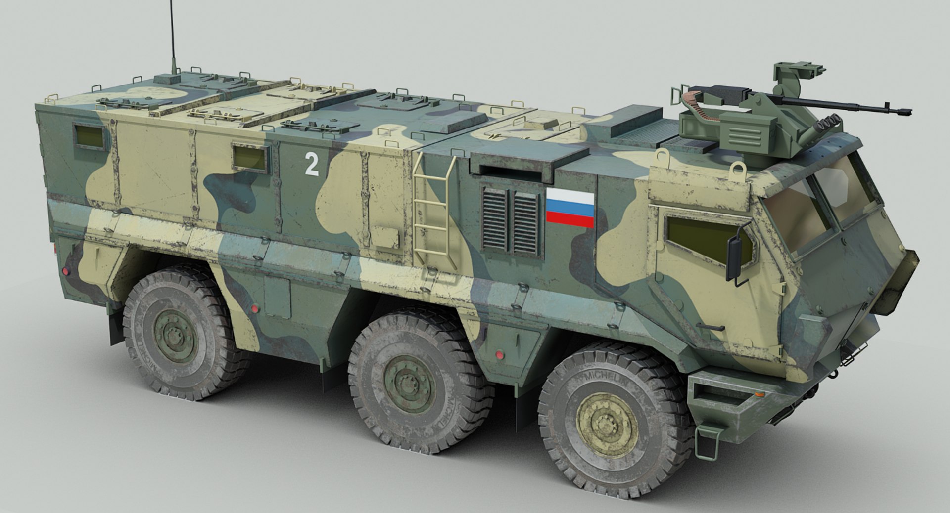 Russian Kamaz Typhoon Armored Truck 3D Model - TurboSquid 1375417