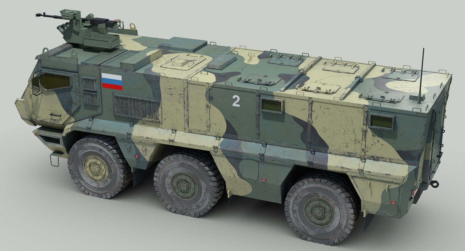Russian Kamaz Typhoon Armored Truck 3D Model - TurboSquid 1375417