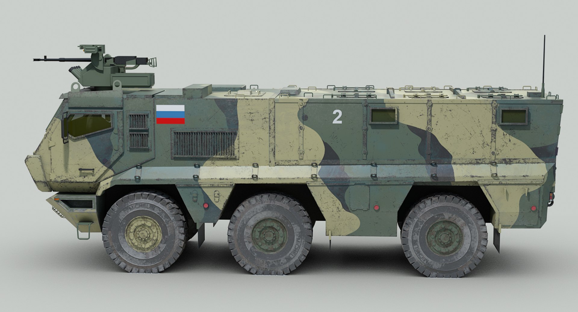 Russian Kamaz Typhoon Armored Truck 3D Model - TurboSquid 1375417