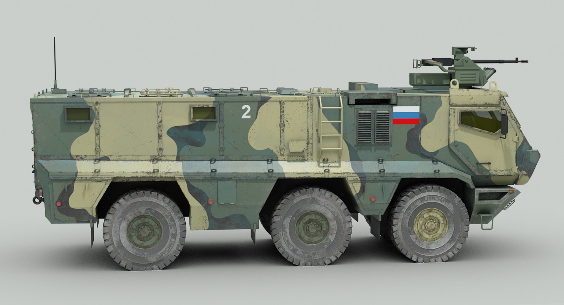 Russian Kamaz Typhoon Armored Truck 3D Model - TurboSquid 1375417