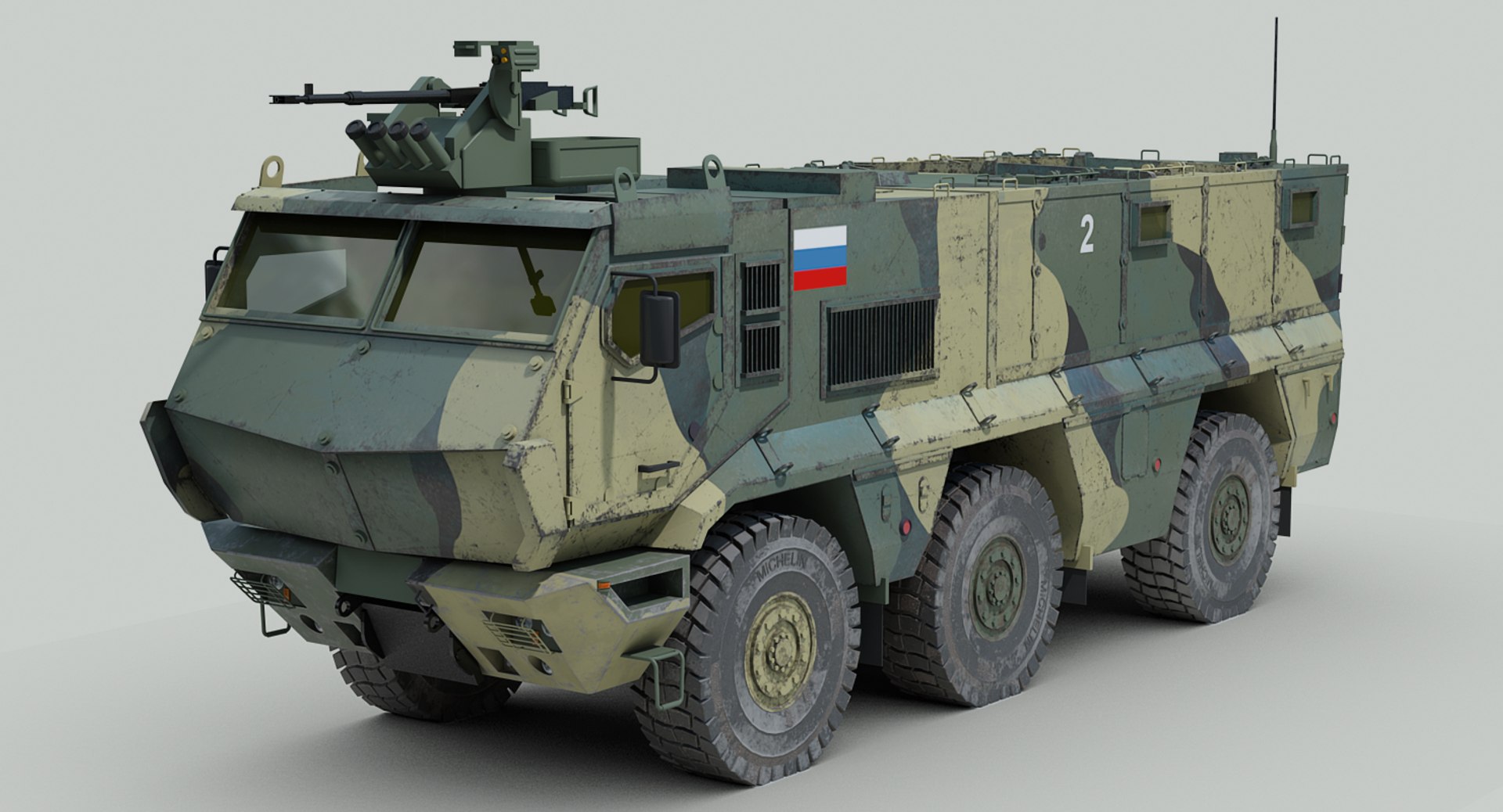 Russian Kamaz Typhoon Armored Truck 3D Model - TurboSquid 1375417