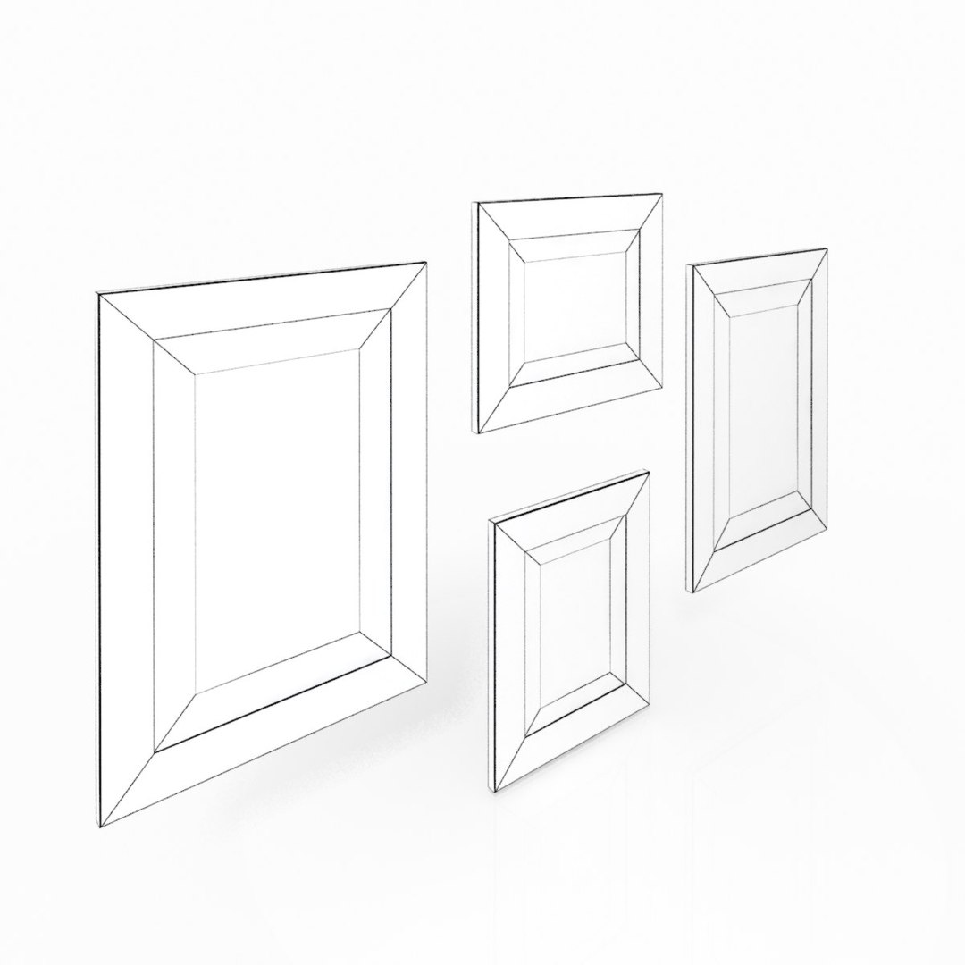 3d model picture frames