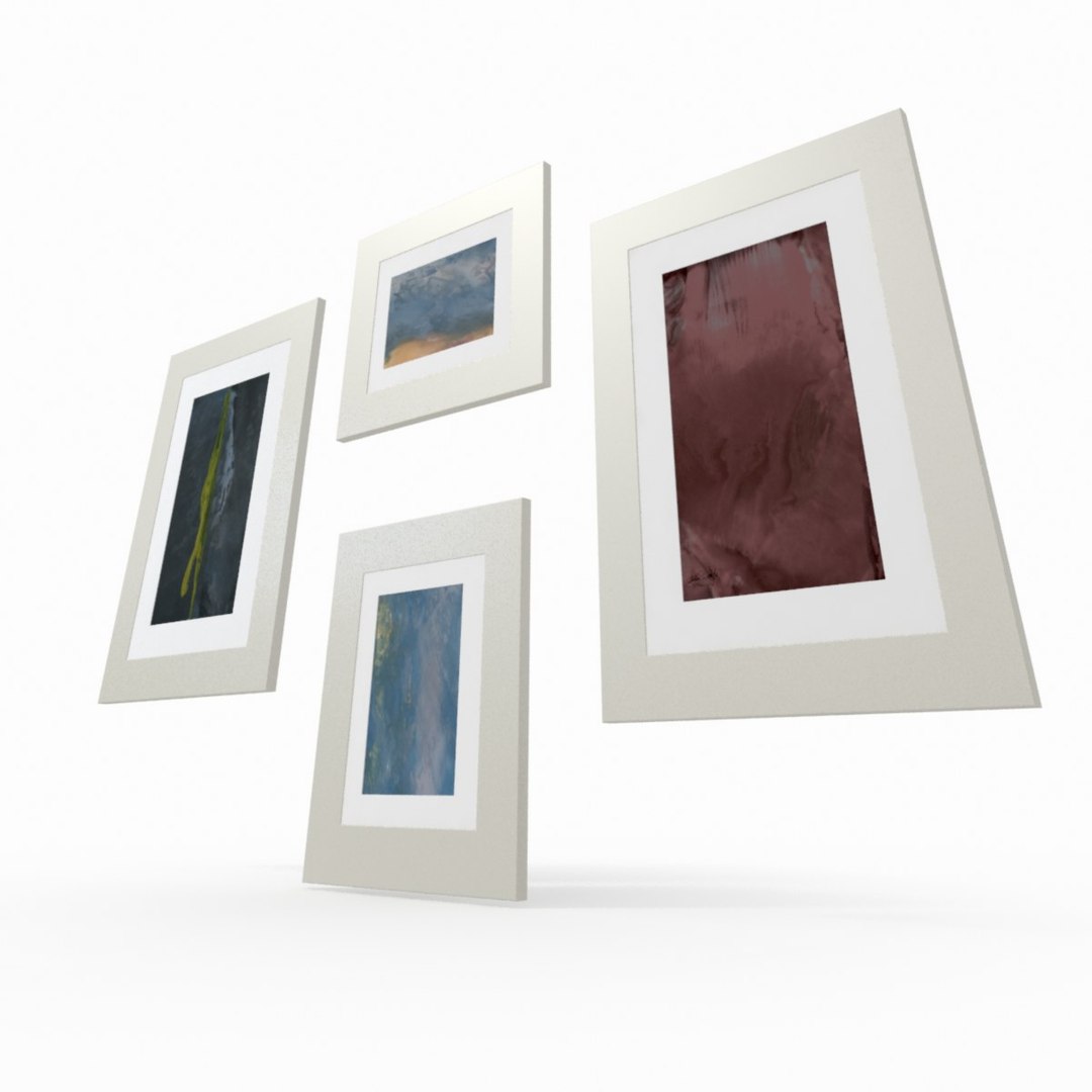 3d model picture frames