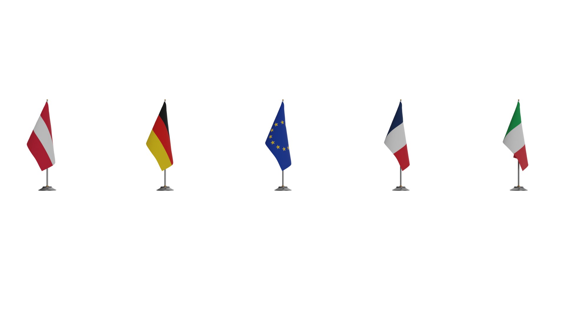 Table Flag European Union Countries 1 Model - TurboSquid 2241379