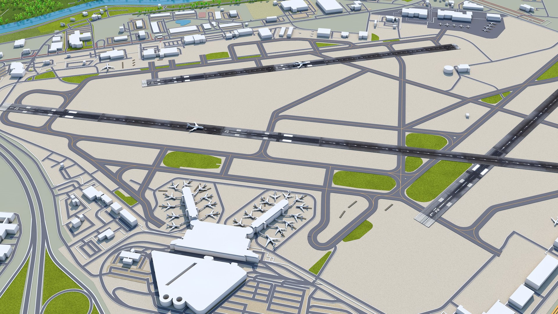 Greater Rochester Airport 3D - TurboSquid 2005191