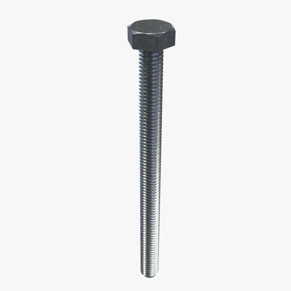 3D hex bolt m4x25 - TurboSquid 1355160